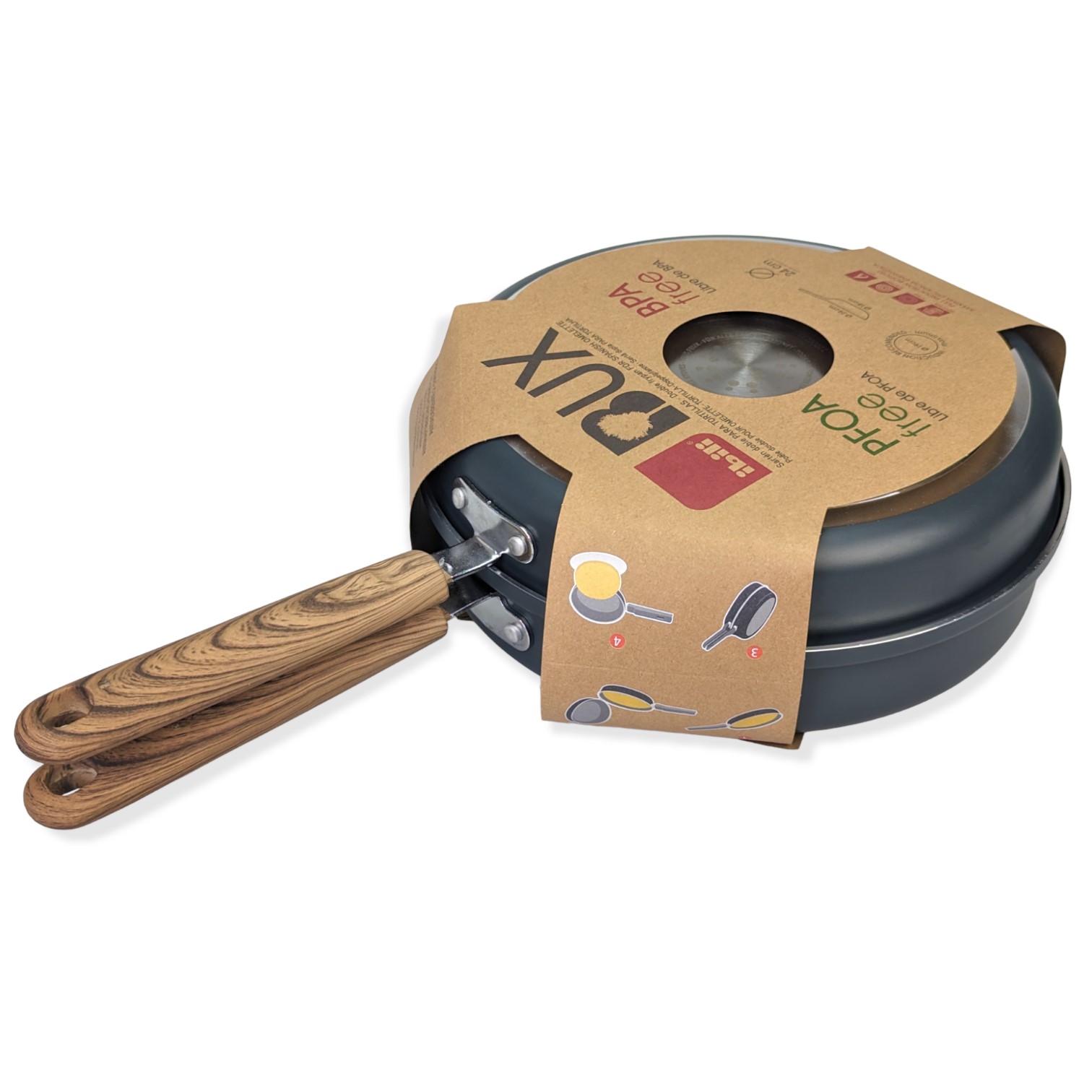 The Paella Company - 20cm Non-Stick Spanish Tortilla Omelette Pan