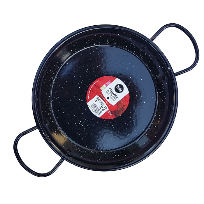 The Paella Company - 24cm Enamelled Steel Tapas Pan - La Valenciana