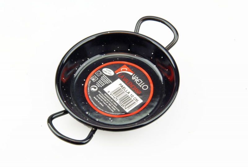 The Paella Company - 15cm Enamelled Steel Tapas Pan - Vaello "La ...