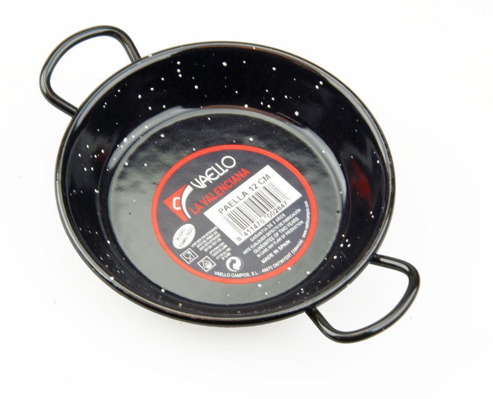 The Paella Company - 12cm Enamelled Steel Tapas Pan - Vaello "La ...