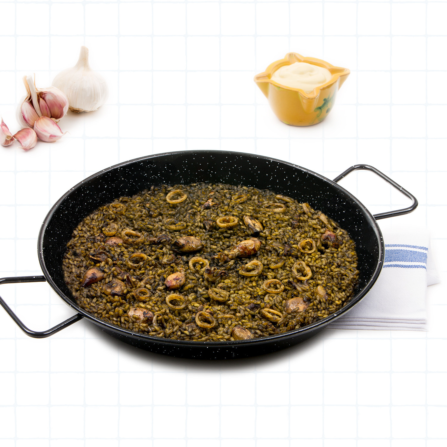 The Paella Company - Arroz Negro (Black Rice) Paella Kit - 2 Servings